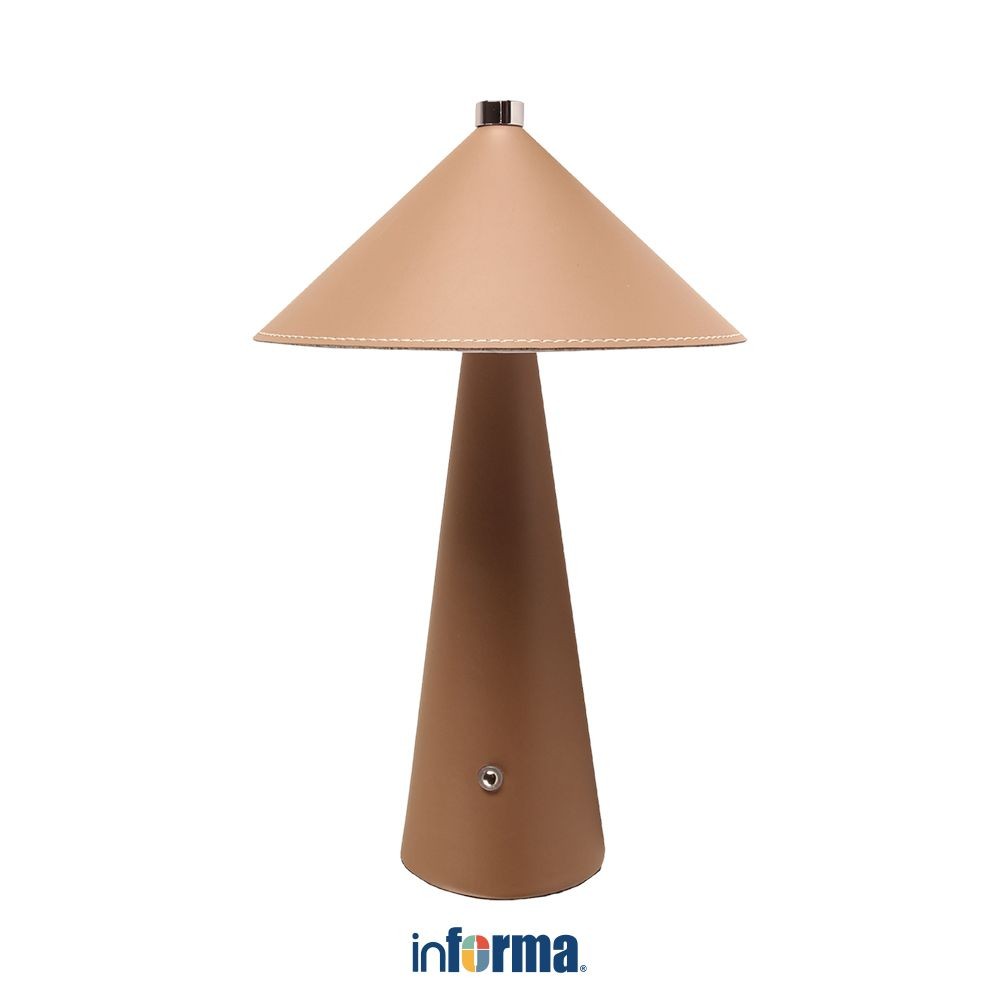 Jual Informa Ciel Lampu Meja Rechargeable - Cokelat Decorative Table ...