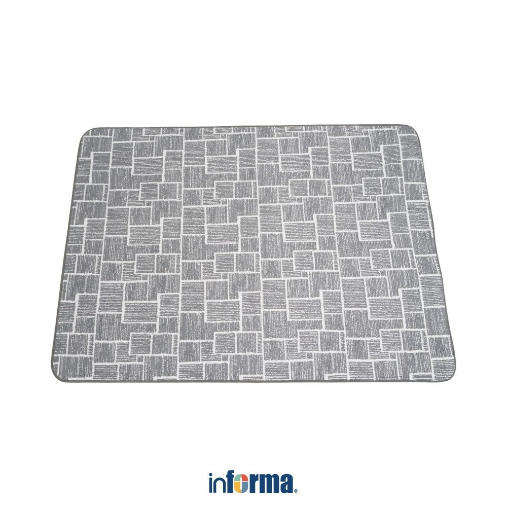 Jual Informa 130X180 cm Maddy Karpet - Abu-Abu Muda Alas Lantai Ruangan ...
