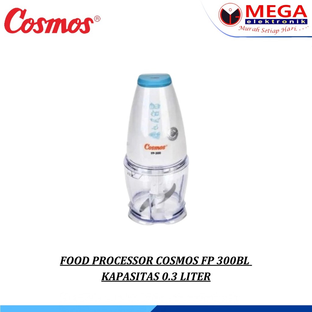 Jual FOOD PROCESSOR COSMOS FP 300BL KAPASITAS 0.3 LITER | Shopee Indonesia