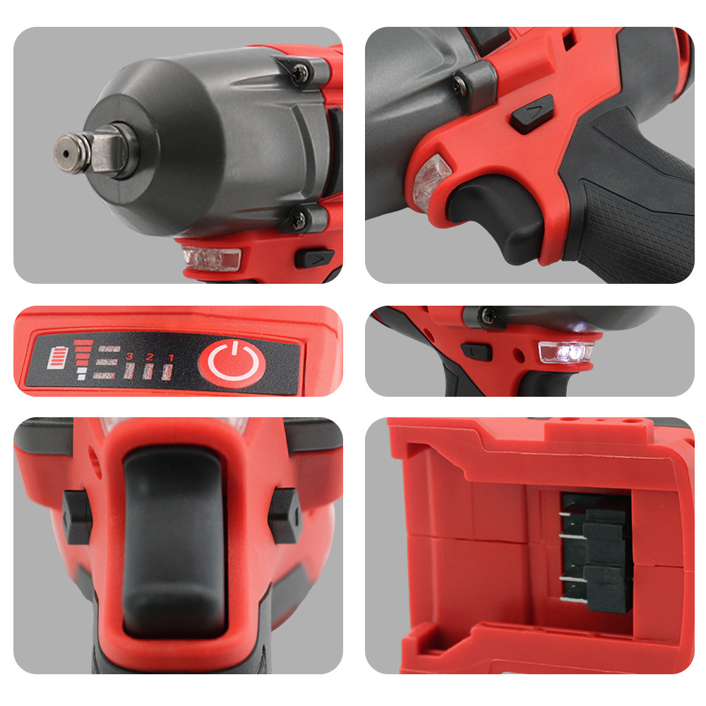 Jual Milwaukee 1300NM High Torque Electric Wren Brushless Impact Wren ...