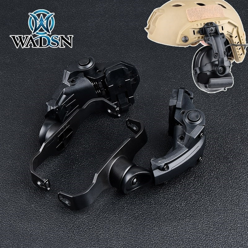 Jual WADSN Tactical Shooting Military Headset Bracket Multi-angle ...