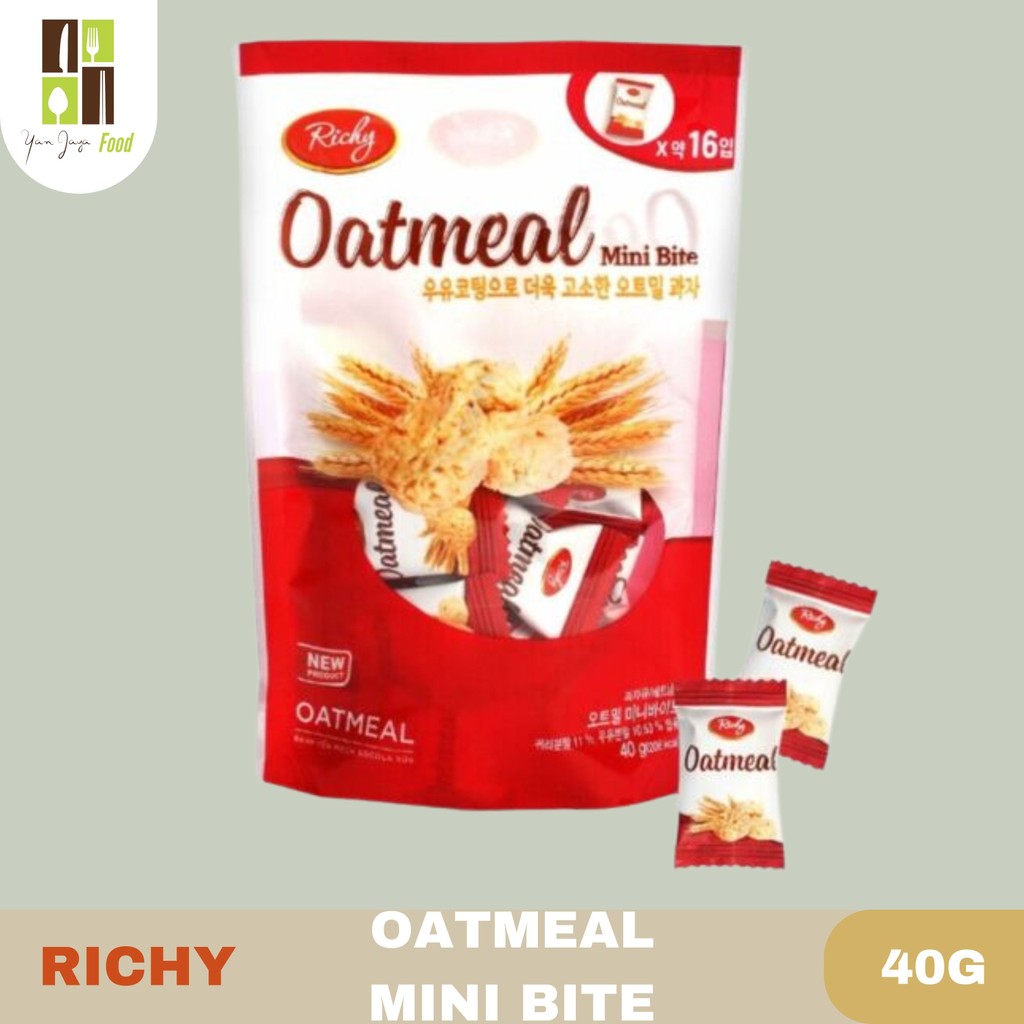 Jual Richy OatMeal / Oat Meal / Mini Bite / Sereal / Cereal / Snack ...