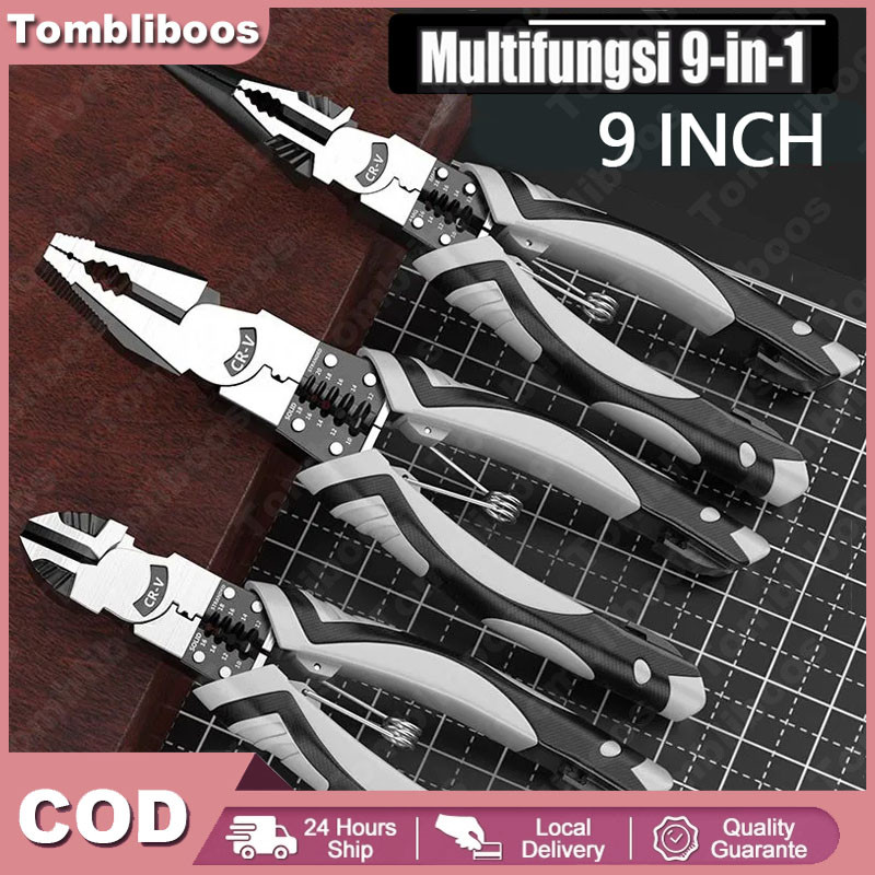 Jual Tang Kawat Baja 9 Inci Multifungsi Tang Hemat Tenaga Kerja Tang ...