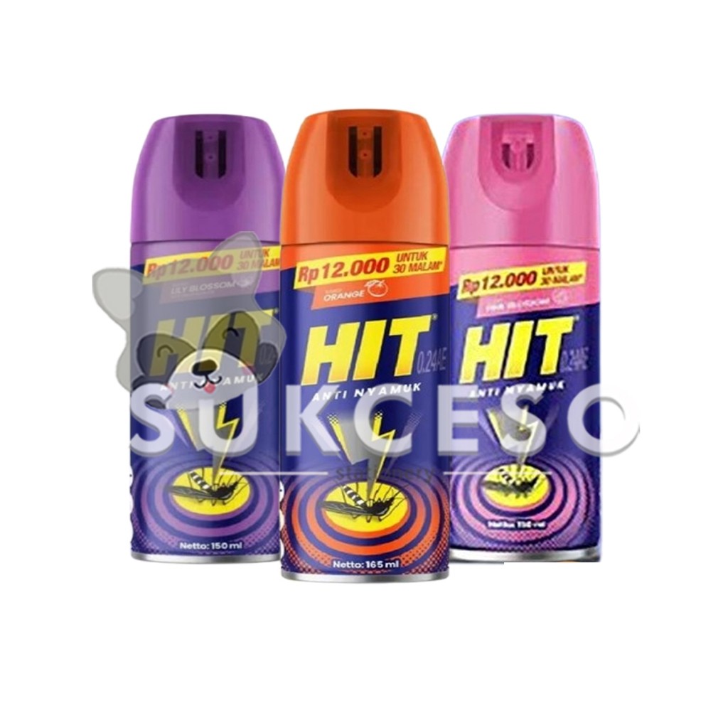 Jual HIT Obat Nyamuk Semprot Mini 150ml - Spray Anti Serangga Kecoa ...