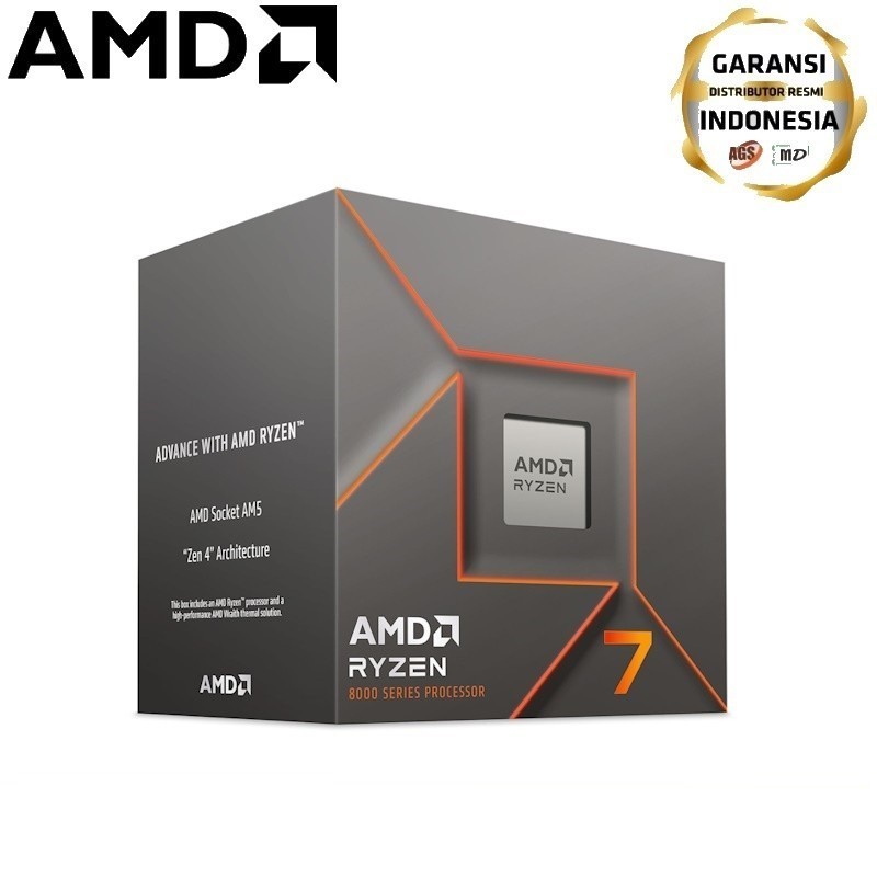 Jual Processor AMD Ryzen 7 8700F MPK Processor AM5 8 Cores 16 Threads | Shopee Indonesia
