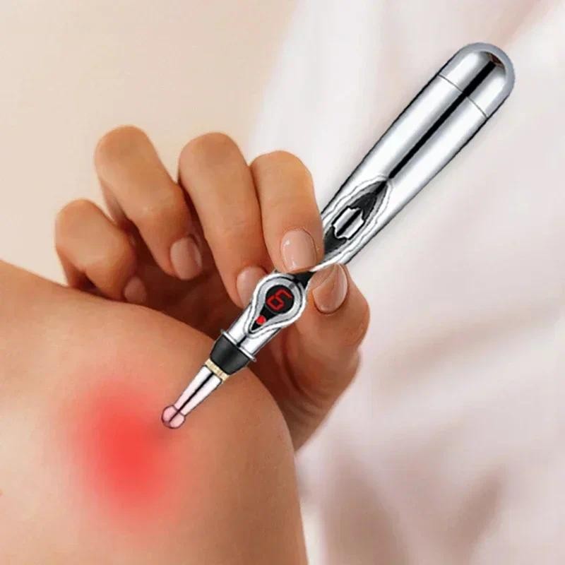 Jual Electric Massage Pen Adjustable for Body Back Hand Massage Press ...