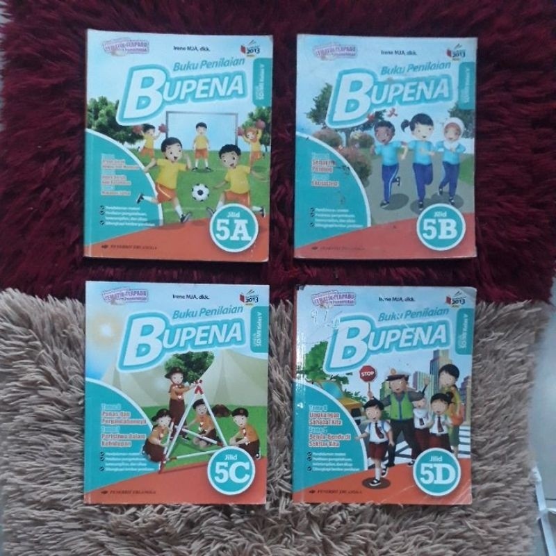 Jual BUKU Penilaian BUPENA Untuk Kelas V jilid 5A 5B 5C 5D MAHEN | Shopee Indonesia