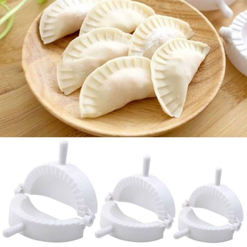 Jual 3pcs Dumpling Maker Dumpling Tool Dough Press Dumpling Mold Meat ...
