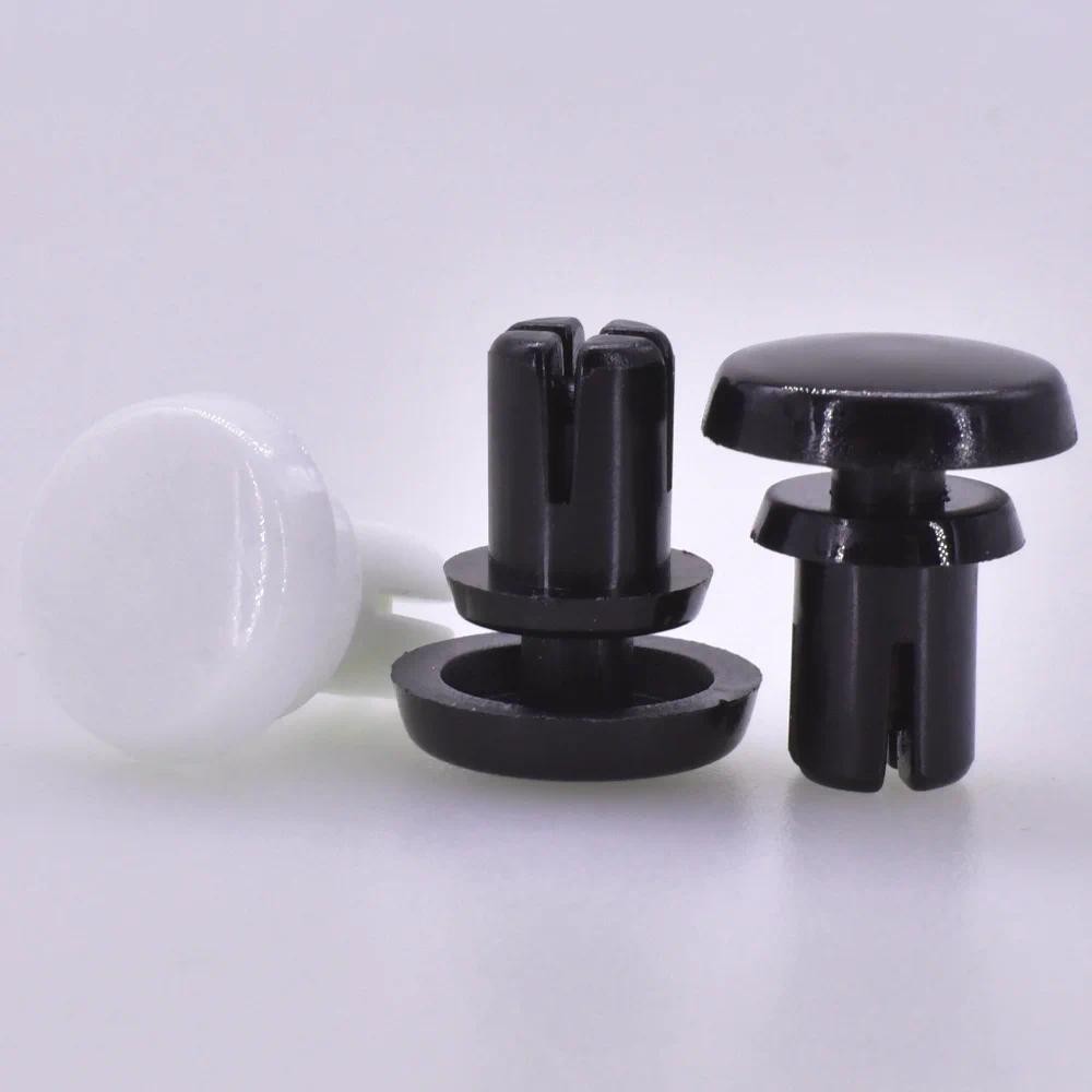 Jual Wholesale R Type Nylon Rivet R2024-R6080 White/Black Clip PC Board ...