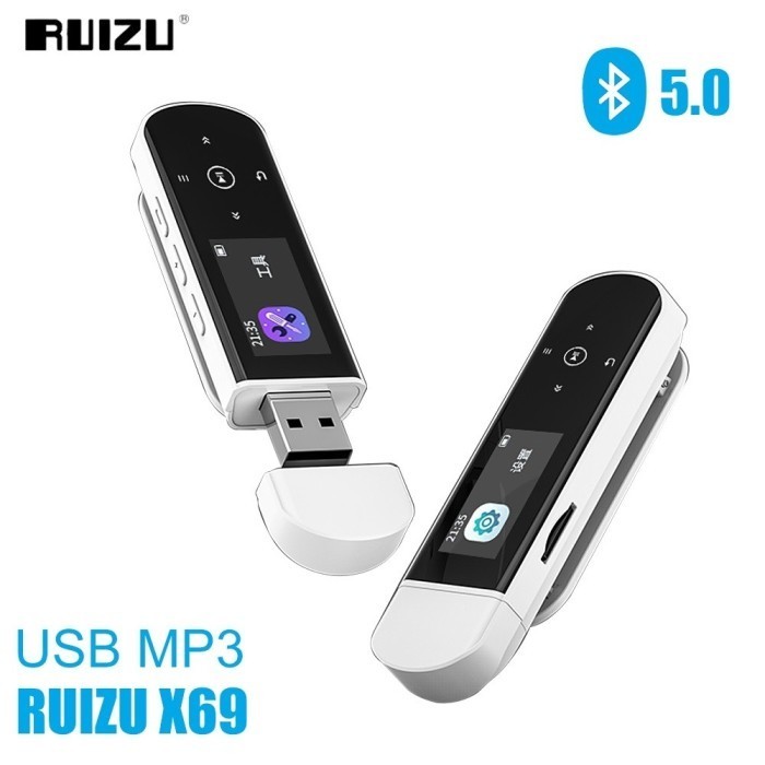 Jual RUIZU X69 - Flashdisk MP3 Player - Sporty Bluetooth Music Player ...