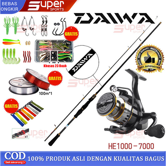 Jual 【5 Buah Set】DAIWA Satu Set Reel Pancing Joran Pancing Set Joran ...