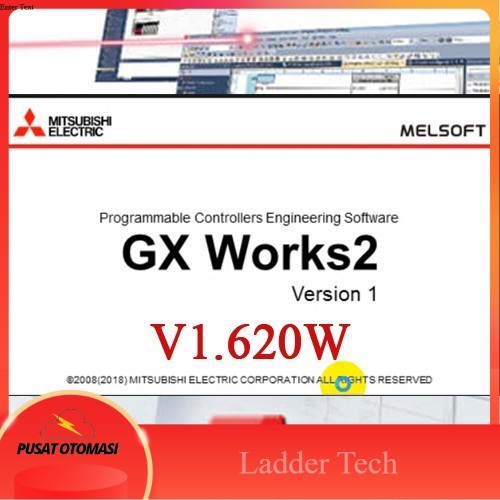 Jual Software PLC Mitsubishi Gx Works 2 Terbaru Versi 1.620W Full ...