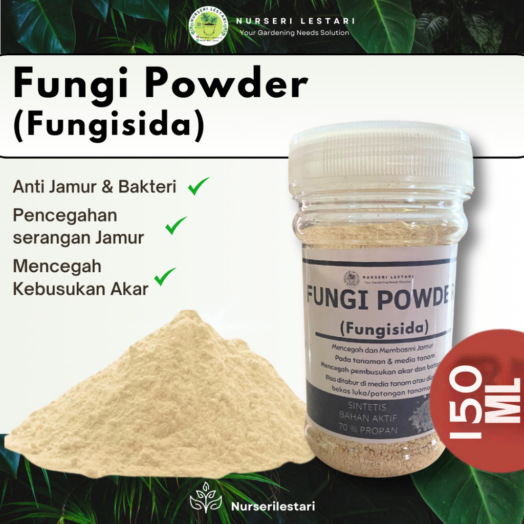 Jual Fungi Powder Bubuk Fungisida Anti Jamur Untuk Tanaman | Shopee ...
