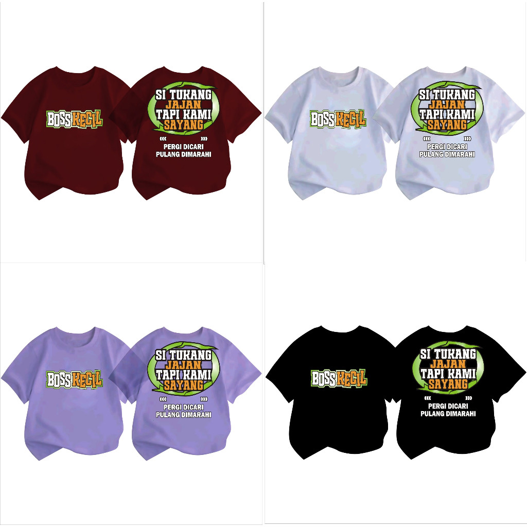 Jual Xv Kaos Bos Kecil Terviral Anak Kaos Atasan anak anak Adek Kakak ...