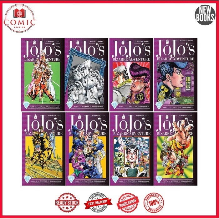 Jual JoJo’s Bizarre Adventure: Part 4-Diamond Is Unbreakable (9 book series) | Shopee Indonesia