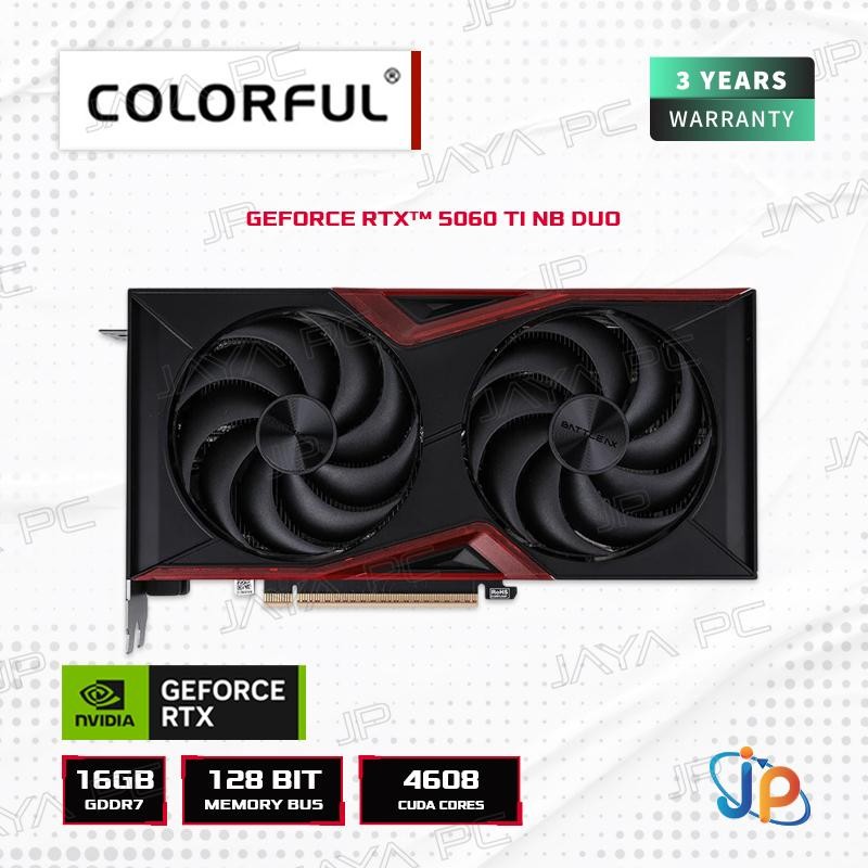 Jual VGA Colorful BATTLE-AX GeForce RTX 5060 Ti NB Duo 16GB - 16 GB ...