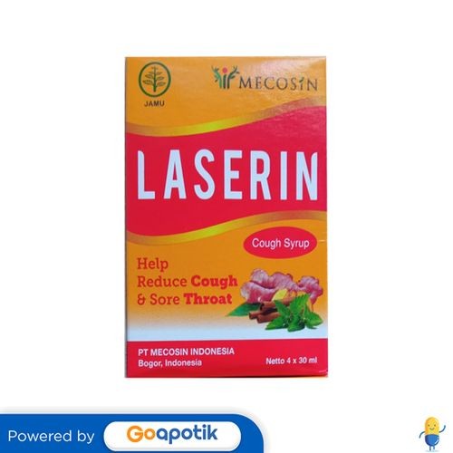 Jual Laserin Cough Syrup 30 Ml Box 4 Botol | Shopee Indonesia