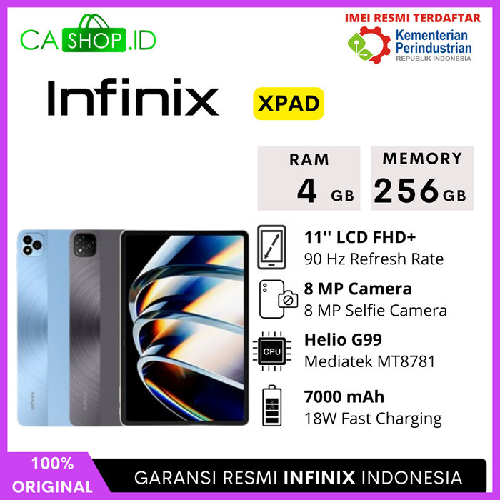Jual Infinix XPad - 8GB 256GB (4+4/256) - Tablet X Pad 4G LTE New ...