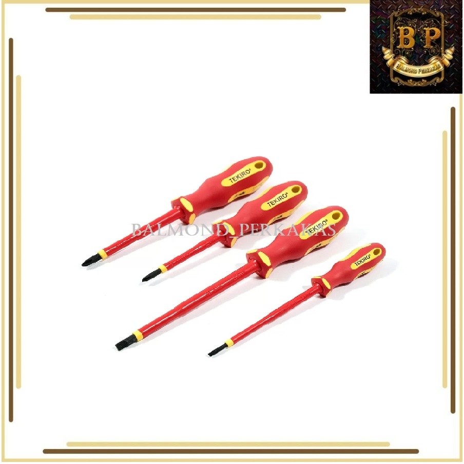 Jual TEKIRO Insulation Screwdriver Set SD-IS1488 1set(4pcs) obeng ...