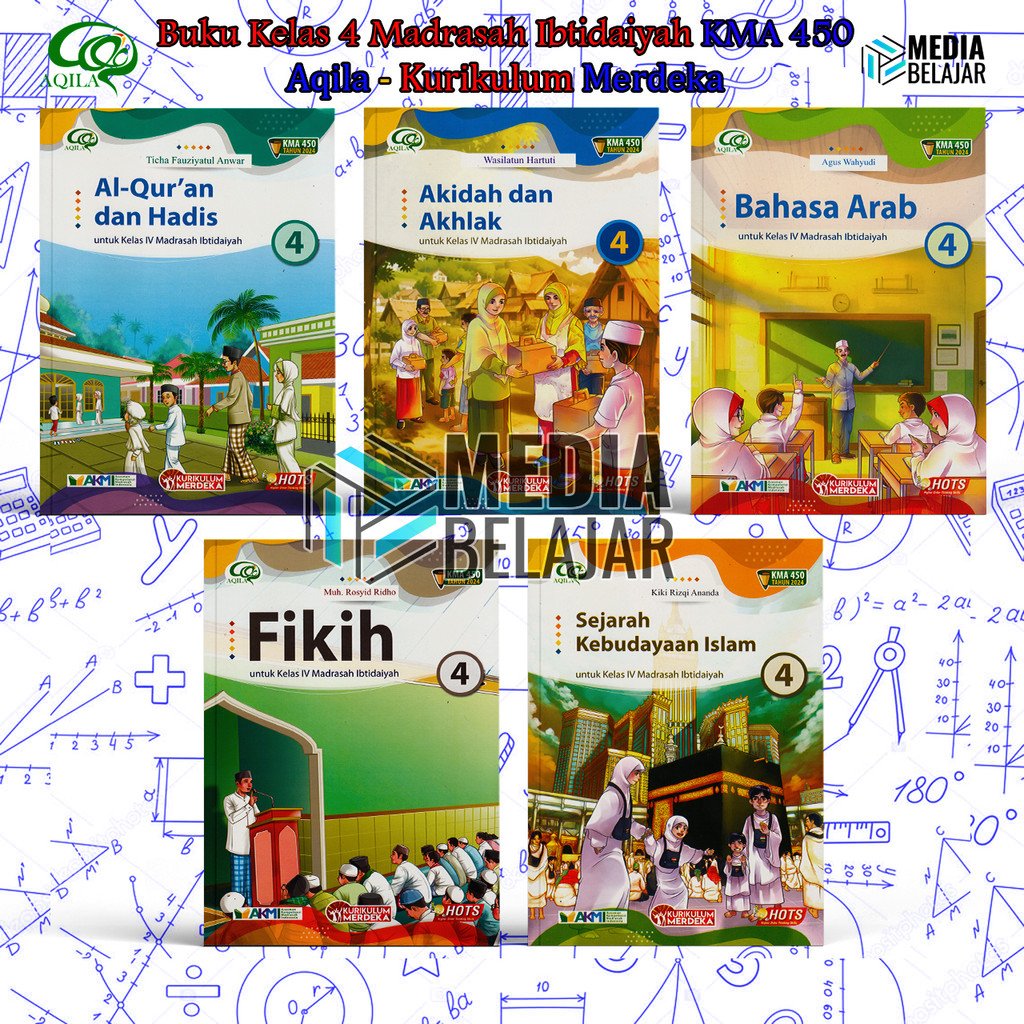 Jual Buku Kelas 4 SD/MI Madrasah Ibtidaiyah Kurikulum Merdeka Aqila Tiga Serangkai Revisi ...