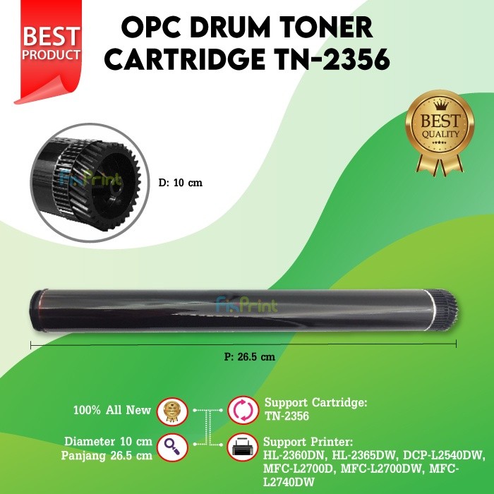 Jual OPC Drum Toner Cartridge TN-2356 TN 2356 TN2356, OPC Drum Unit ...