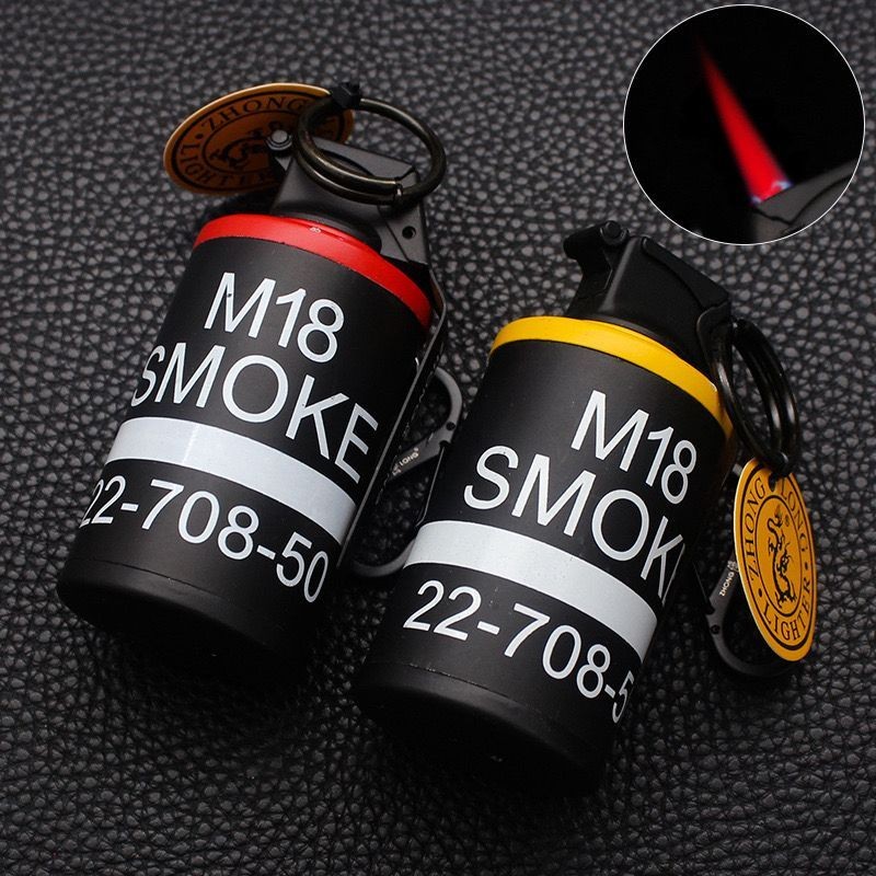 Jual ( Bisa Cod ) Korek api unik bentuk smoke bom gantungan nyala bara ...