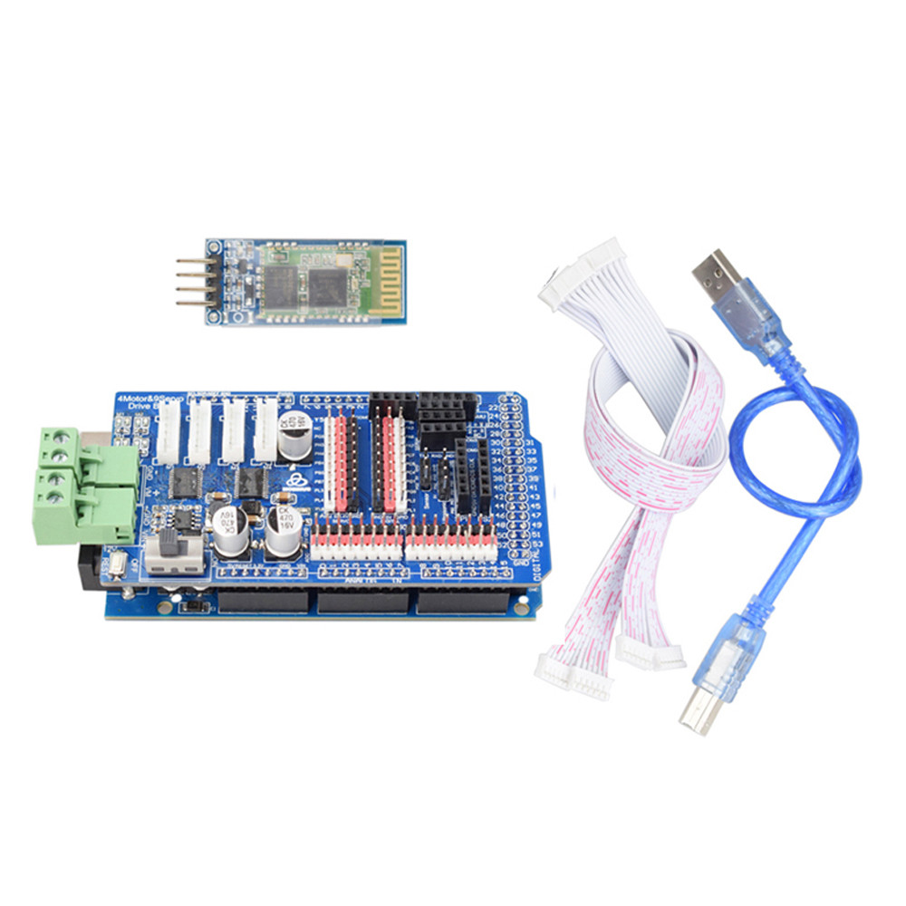 Jual HC-06 APP RC Car Remote Controller for Arduino 4WD Mecanum Wheel ...