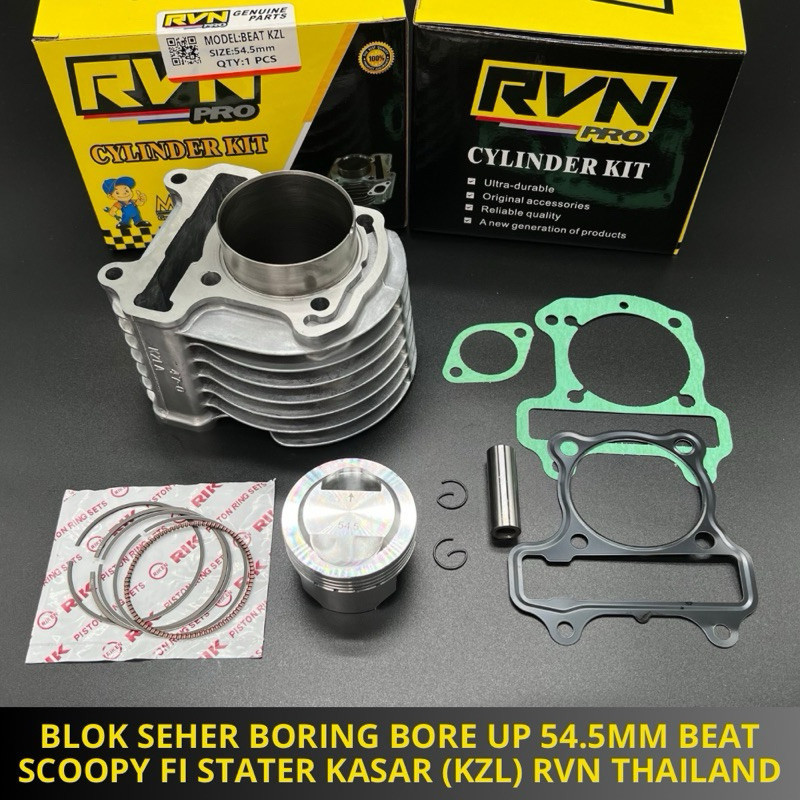 Jual BLOK SEHER BORING BORE UP BEAT SCOOPY F1 54,5 MM KZLA KZL THAILAND RVN | Shopee Indonesia
