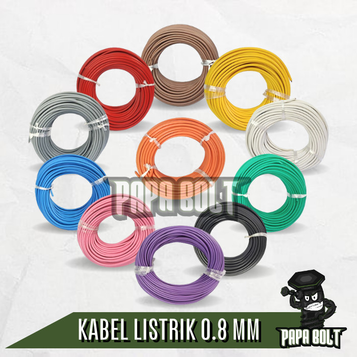 Jual Kabel otomotif 0,8mm / Kabel motor 0,8mm / Sun Electric Wire 0,8mm ...