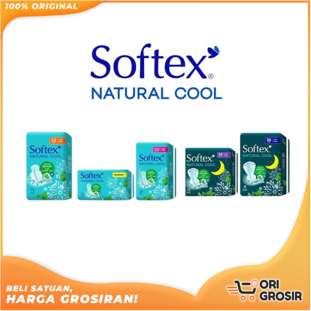 Jual ORI Grosir Softex Natural Cool Day and Night Series | Shopee Indonesia