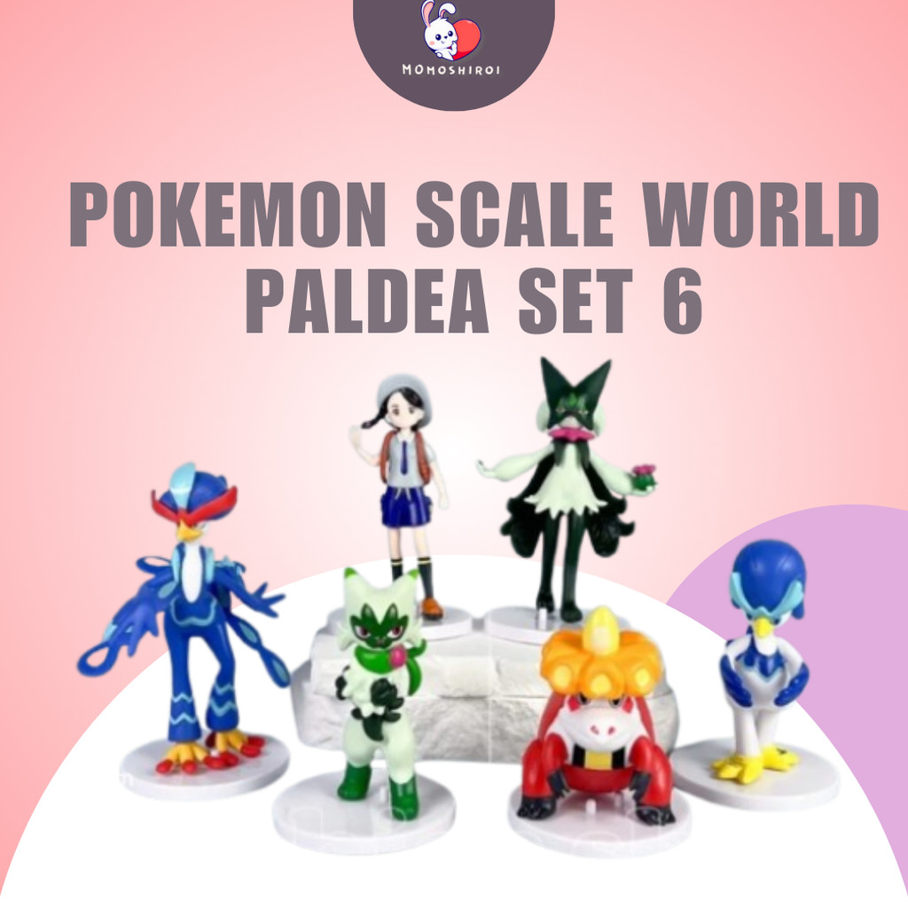 Jual Action Figure Pokemon Scale World Paldea Set isi 6Pcs | Shopee ...