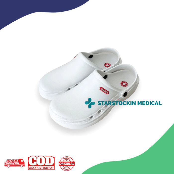 Jual Sepatu Sandal Dokter Perawat Operasi ONEMED Surgeon Shoes Soft ...