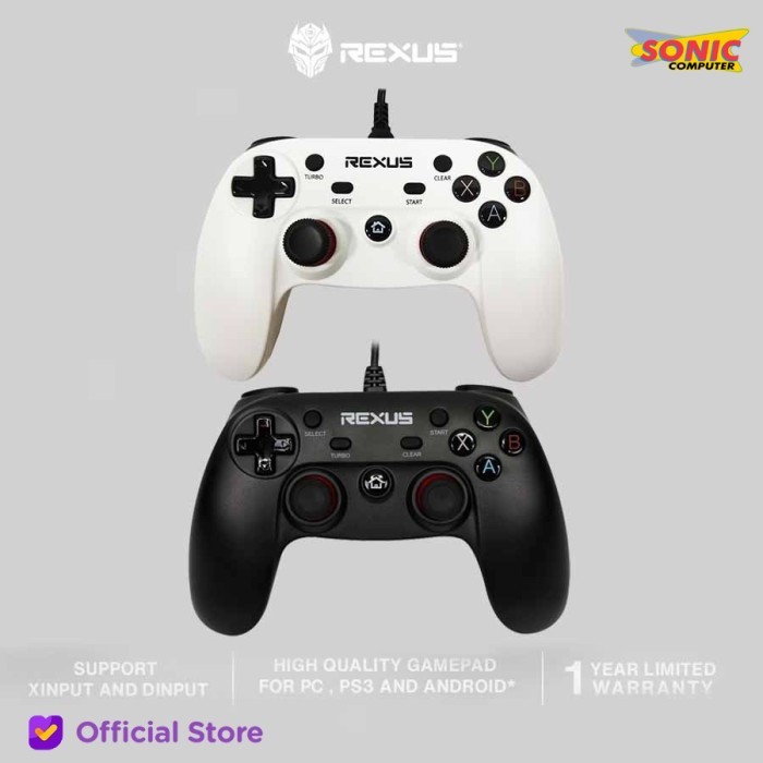 Jual Gamepad Rexus Gladius GX1 / G-X1 / G X1 - Hitam | Shopee Indonesia