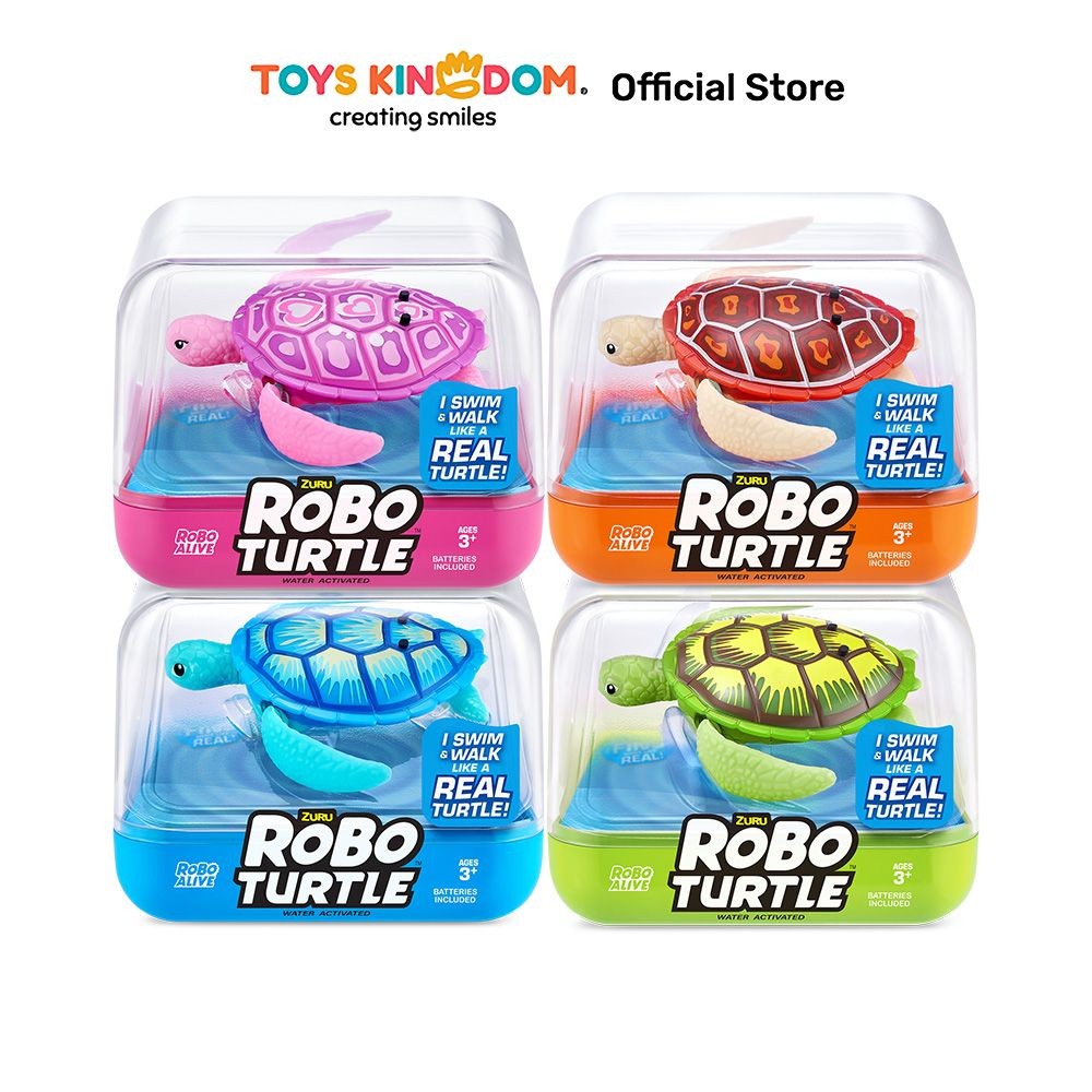 Jual Toys Kingdom Zuru Robo Alive Robo Turtle S1 Random Toys Kids Toy ...