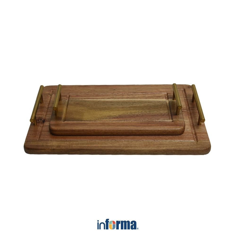 Jual Informa Cooking Color Set 2 Pcs Sayo Nampan Saji Rectangular ...