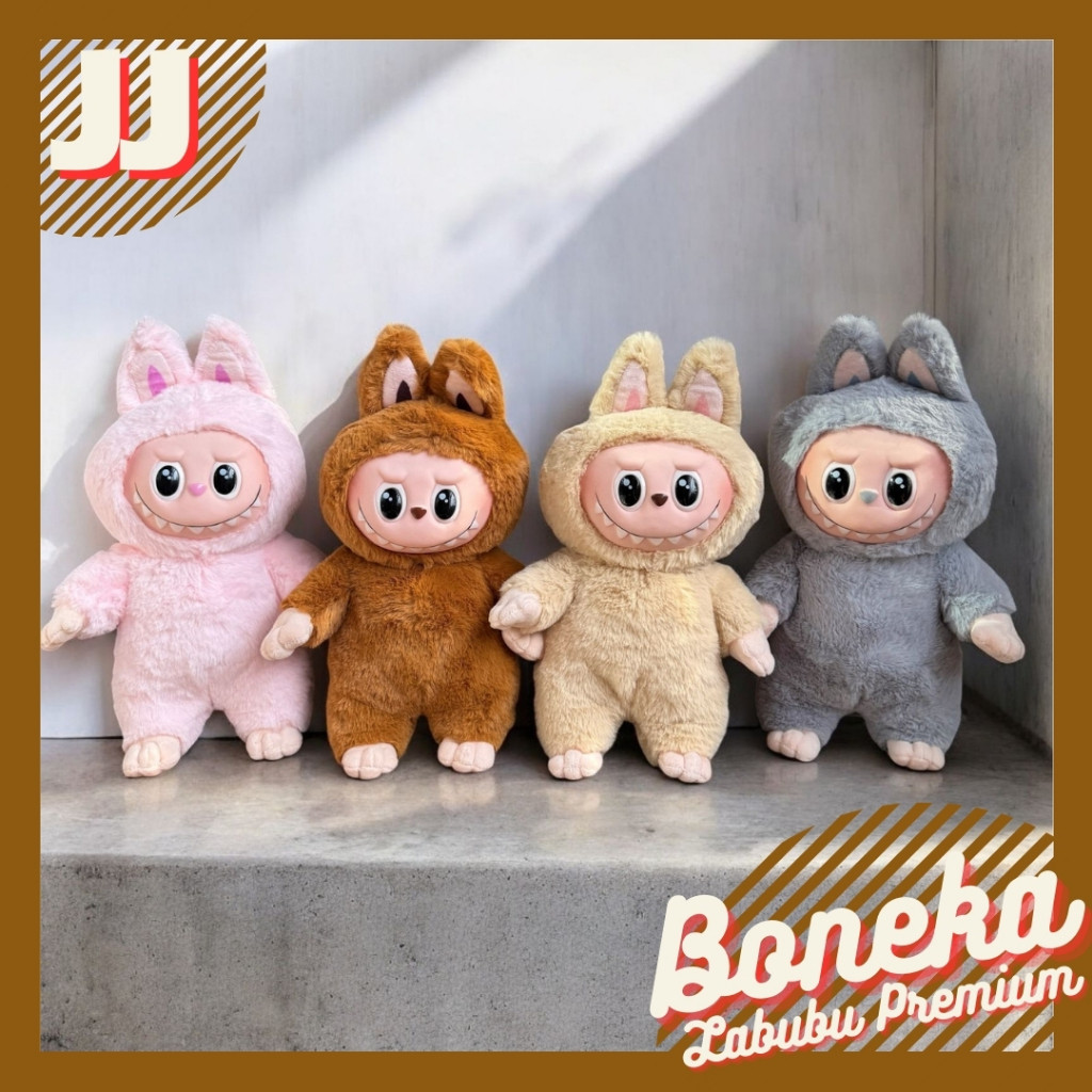 Jual BONEKA PREMIUM LABUBU 36 CM MUKA KARET | Shopee Indonesia
