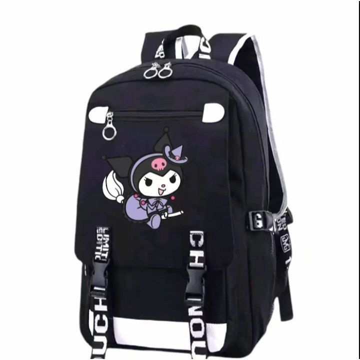 Jual ASC - TAS RANSEL SEKOLAH ANAK PEREMPUAN KARAKTER KUROMI TAS SEKOLAH ANAK SD SMP KEKIKIAN ...