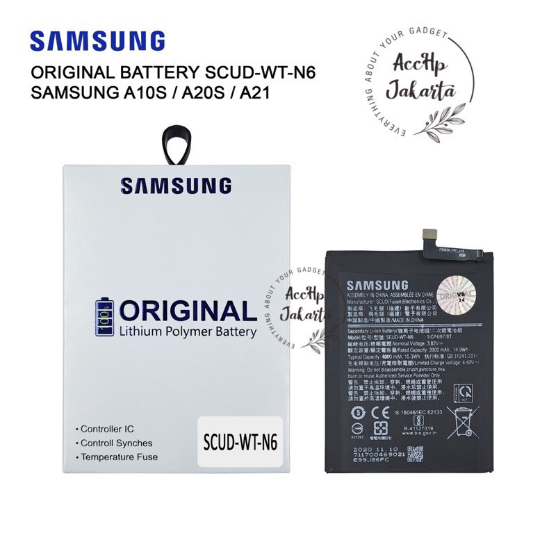 Jual Baterai Batre Samsung A10S / A20S / A107 / A20S / A207 / A21 SCUD-WT-N6 Original 100% ...