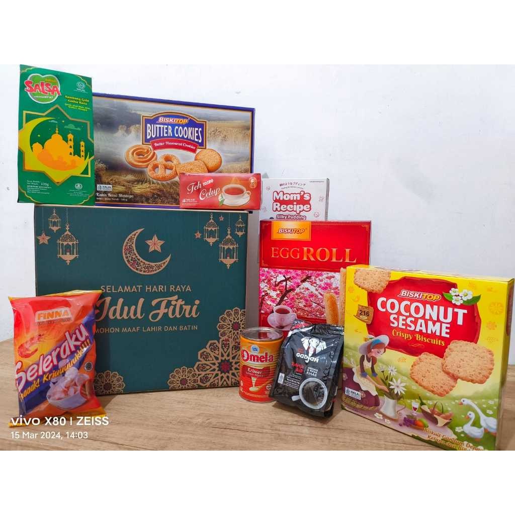 Jual PARCEL LEBARAN 2024 PAKET (A)/ HAMPERS IDUL FITRI/ PARCEL HARI ...