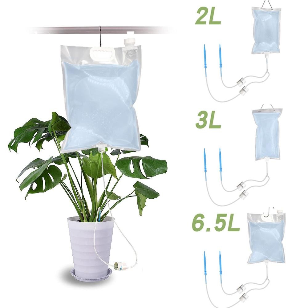 Jual 2/3/6.5L Automatic Plant Irrigation Bag Watering Bag Adjustable ...