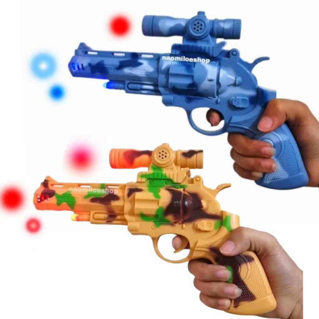Jual Military gun mainan anak laki laki tembakan pistol loreng militer ...