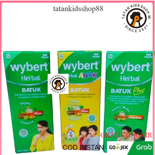 Jual Wybert Herbal Batuk Sirup Anak Dan Dewasa Aman Untuk Ibu Hamil ...