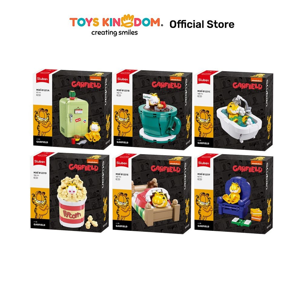 Jual Toys Kingdom Sluban Garfield Random Kids Toy Toys Block Bricks Set ...