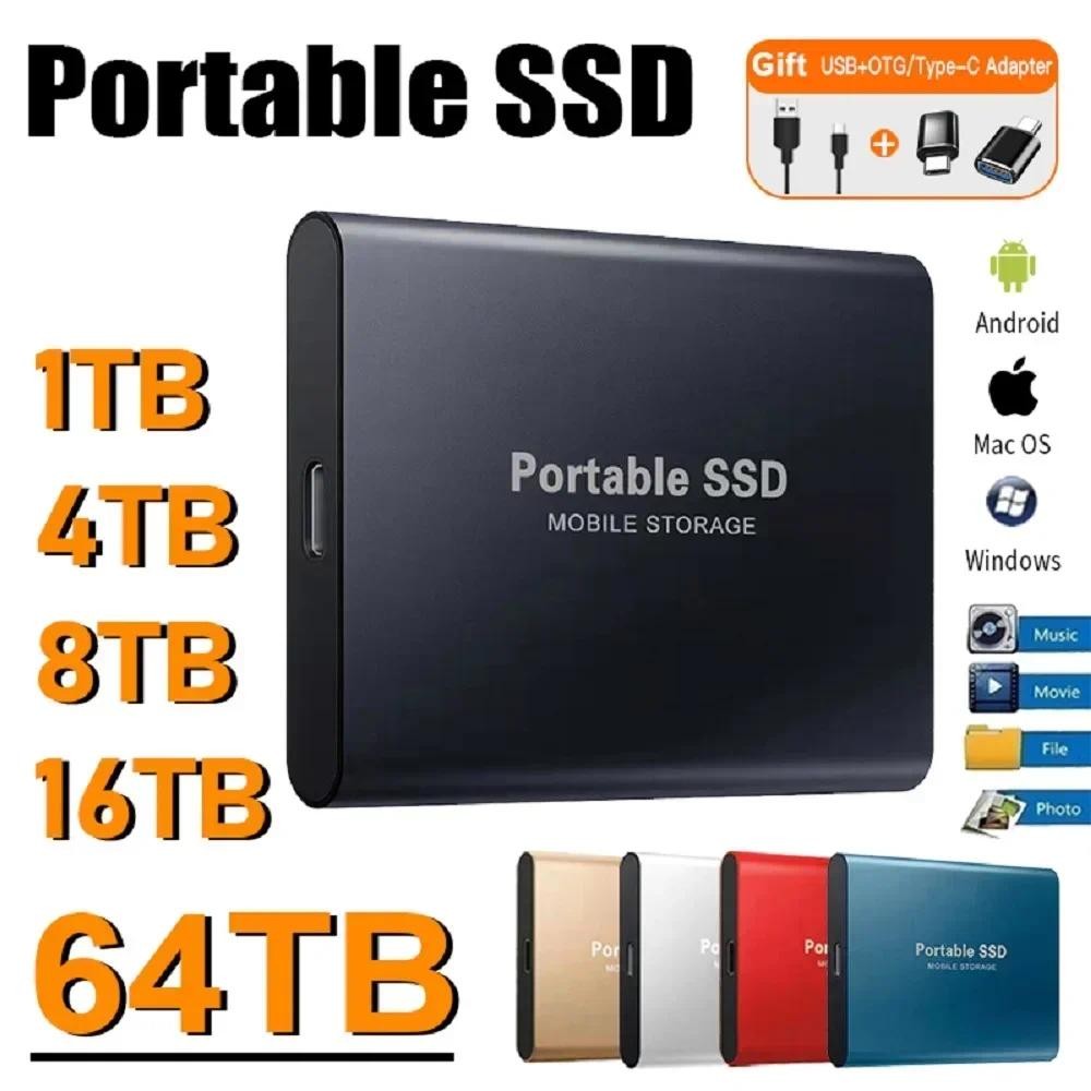 Jual portable hard drive 1TB external hard drive 2TB USB3.1 High-Speed ...