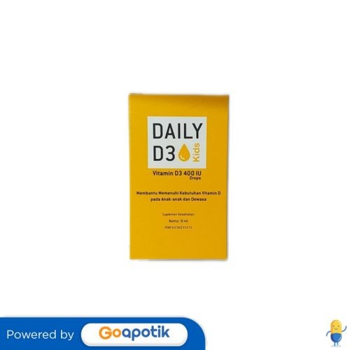 Jual Daily D3 Kids Drop 9 Ml Botol | Shopee Indonesia