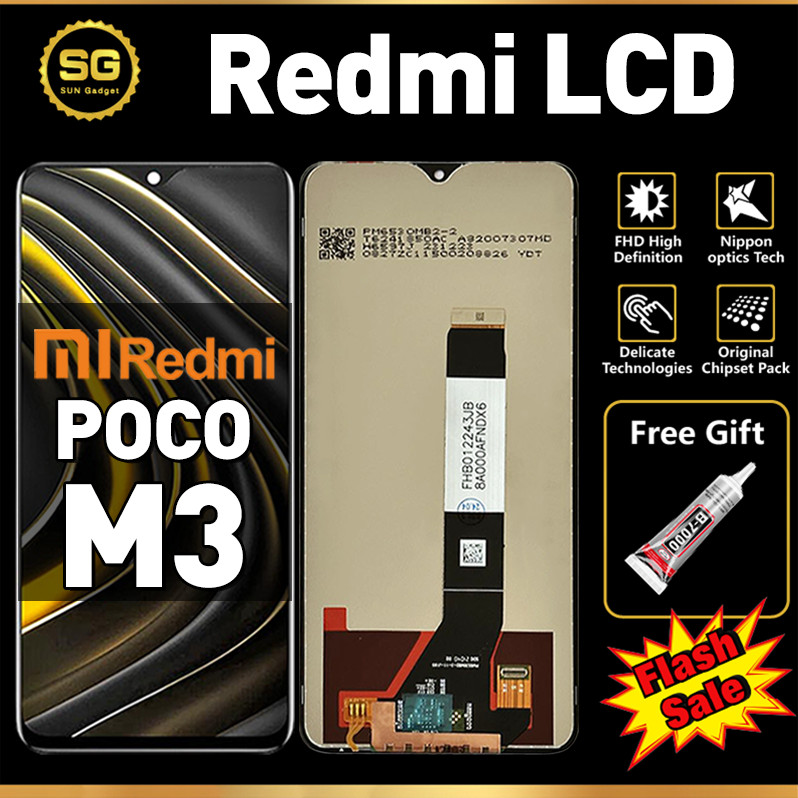 Jual LCD POCO M3 Original Touchscreen asli ori fullset | Shopee Indonesia
