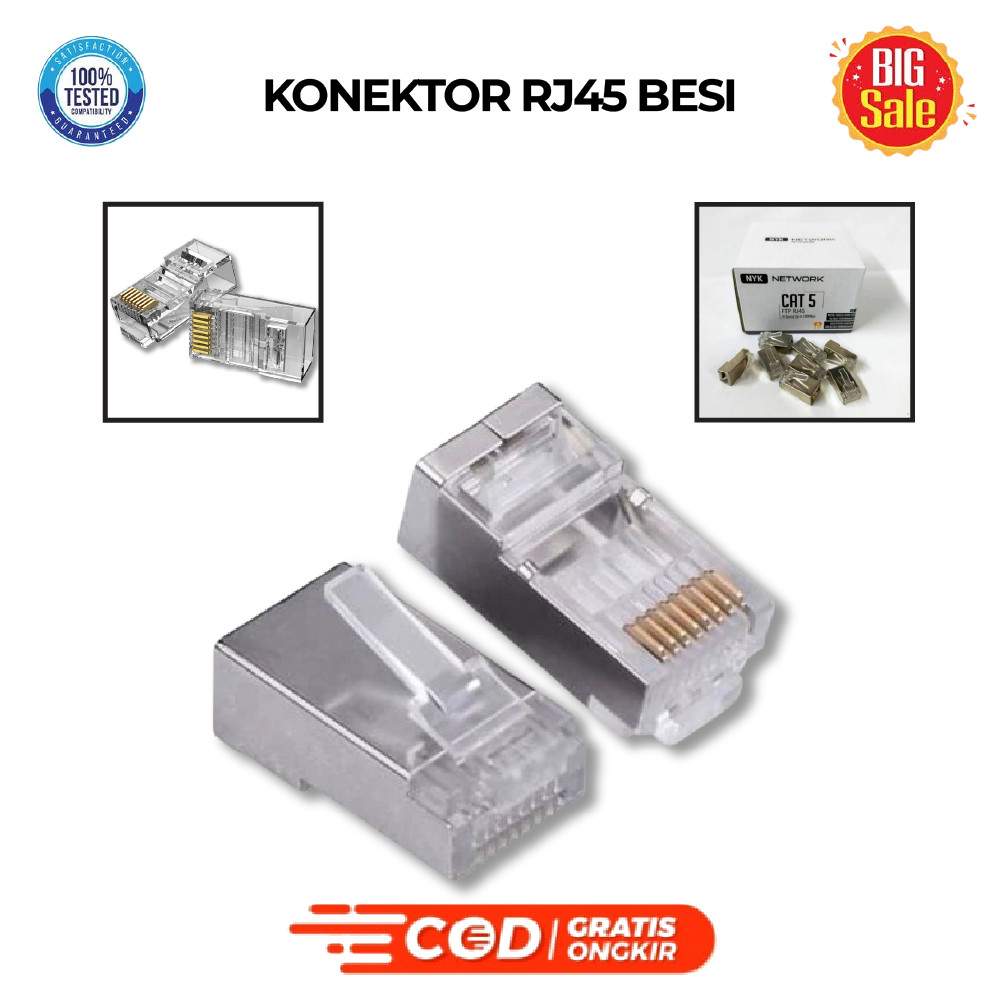 Jual Konektor rj45 besi nyk original satuan | Shopee Indonesia