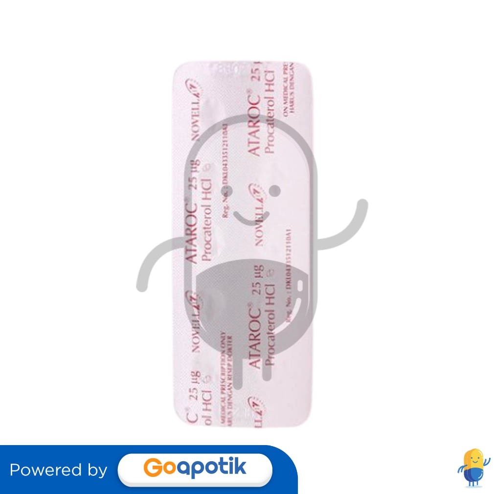Jual Ataroc 25 Mcg Blister 10 Tablet | Shopee Indonesia