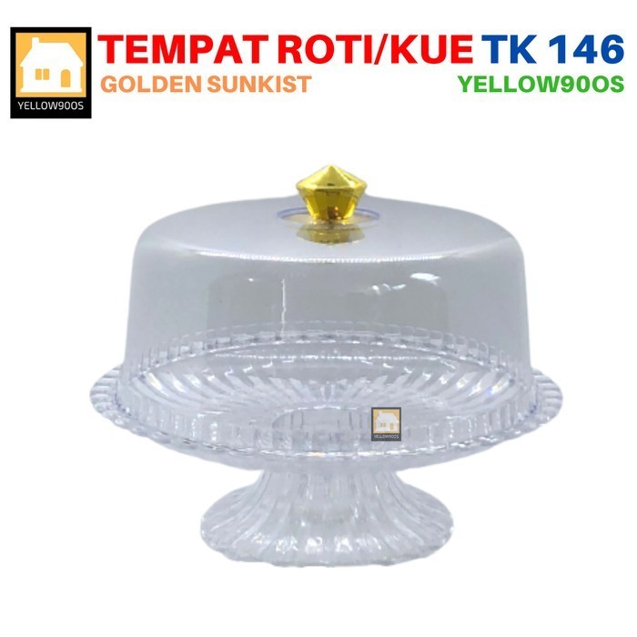 Jual Tempat Kue Roti Cake Tray Bening TK 146 TKK 1205 Golden Sunkist ...