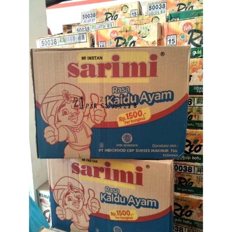 Jual SARIMI KALDU AYAM// MIE INSTAN RASA AYAM KALDU// 1 dus/ 40 pcs ...